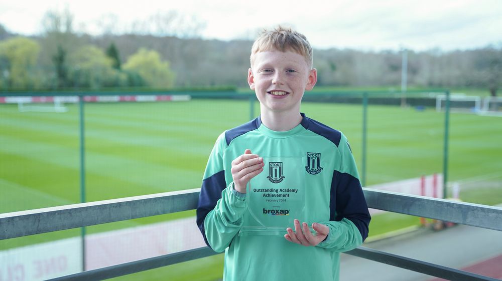 Stoke City FC - Benjamin Molloy wins February Academy accolade
