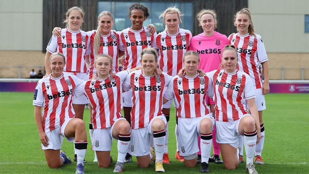 Stoke City FC - Women transition to red shorts