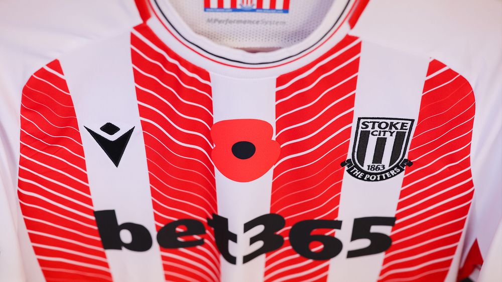 Stoke City FC - Poppy shirts up for auction