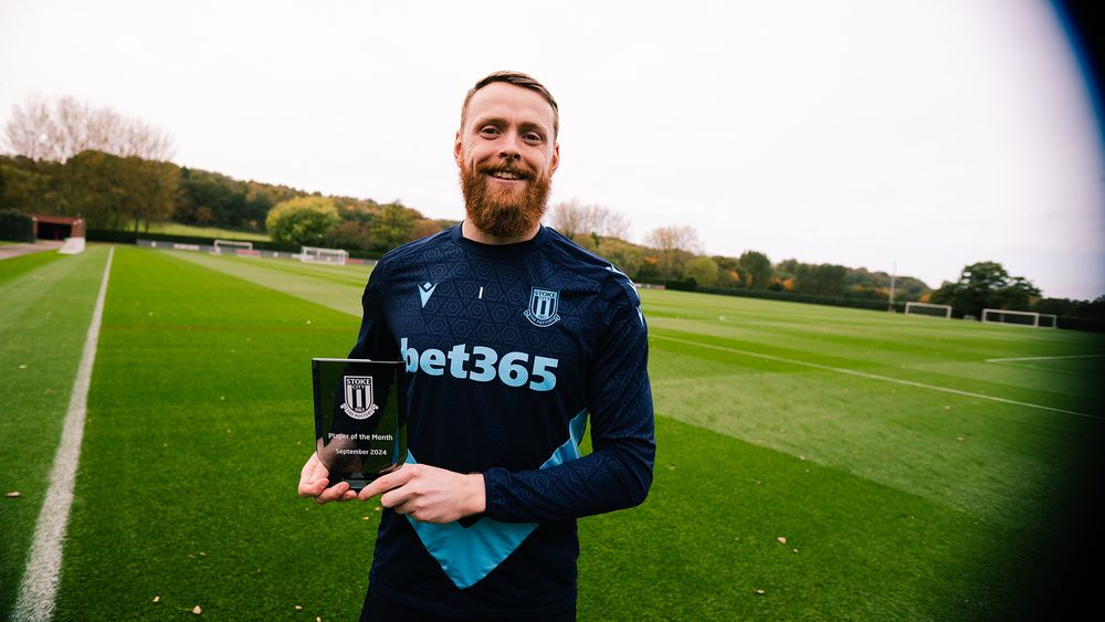 Stoke City FC - Viktor Johansson wins supporters' September vote