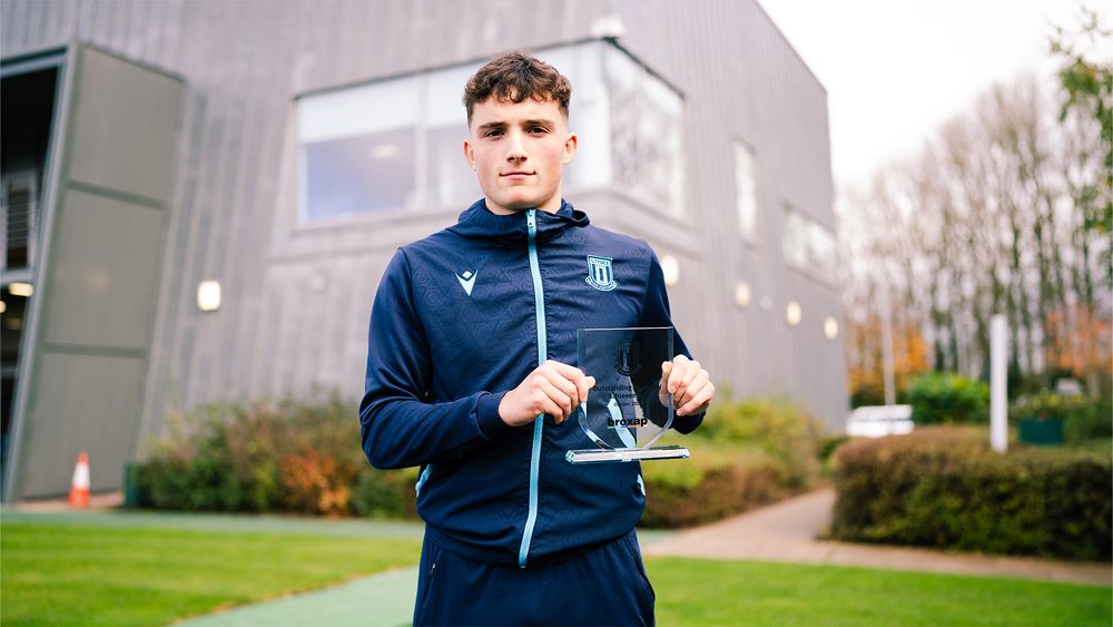 Stoke City FC - Laurence Giani grabs October’s Academy accolade