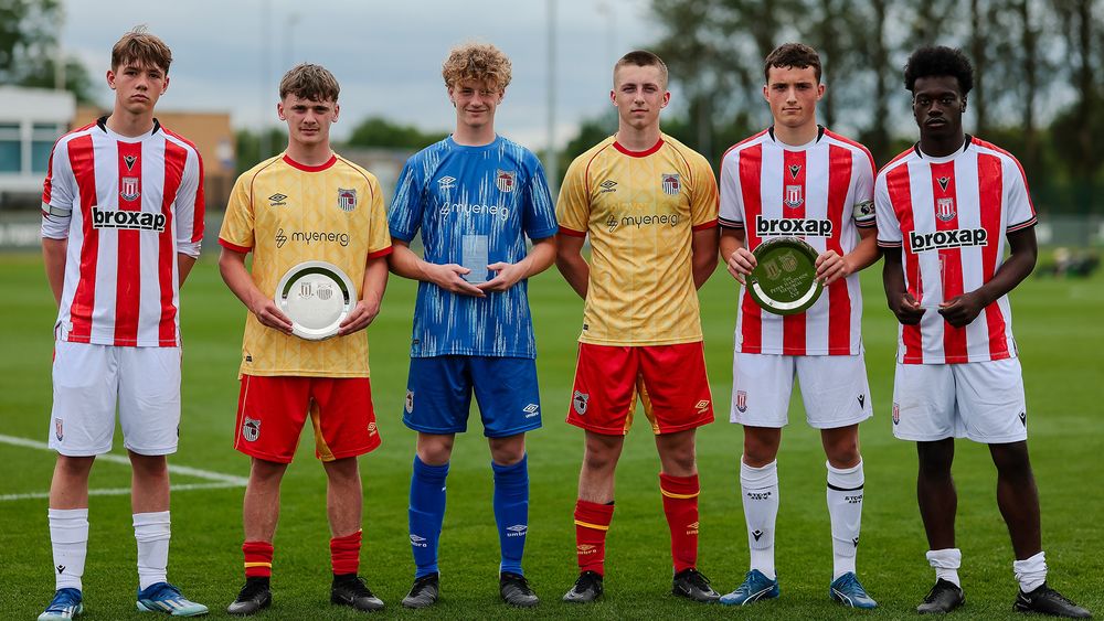 Stoke City FC - Young Potters lift inaugural Peter Handyside Trophy