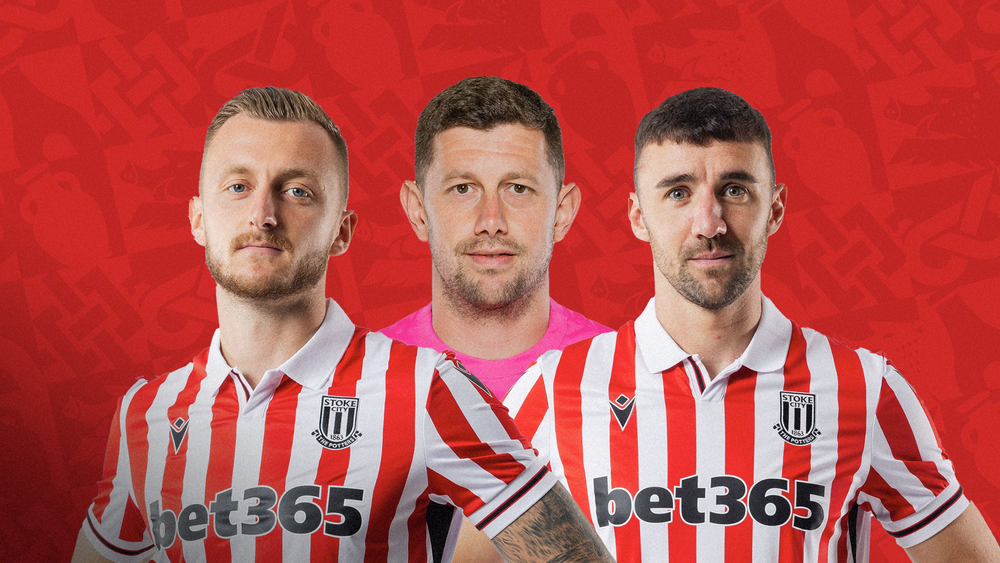 Stoke City FC - First team trio to meet Buxton based Potters