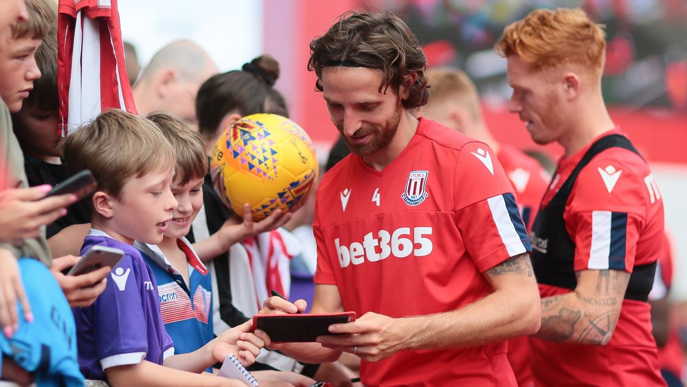 Stoke City FC - Open training day a huge success