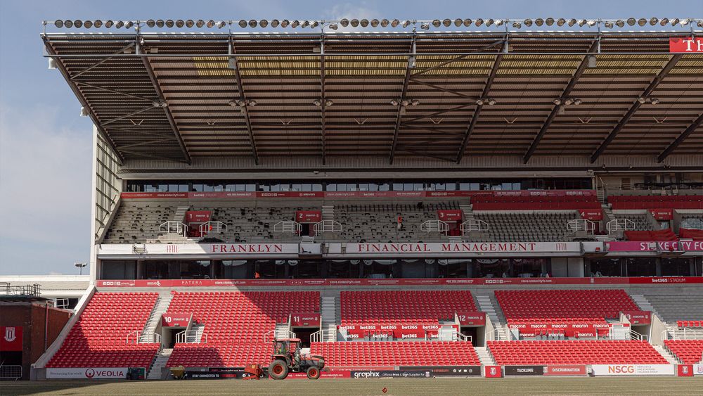 Stoke City FC - Stadium refurbishments well underway